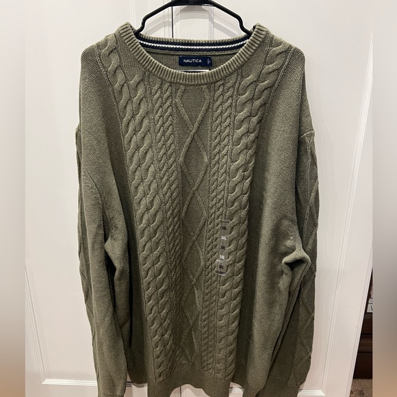 Nautica | Sweaters | Nwt Nautical Mens Cable Sweater 3x | Poshmark